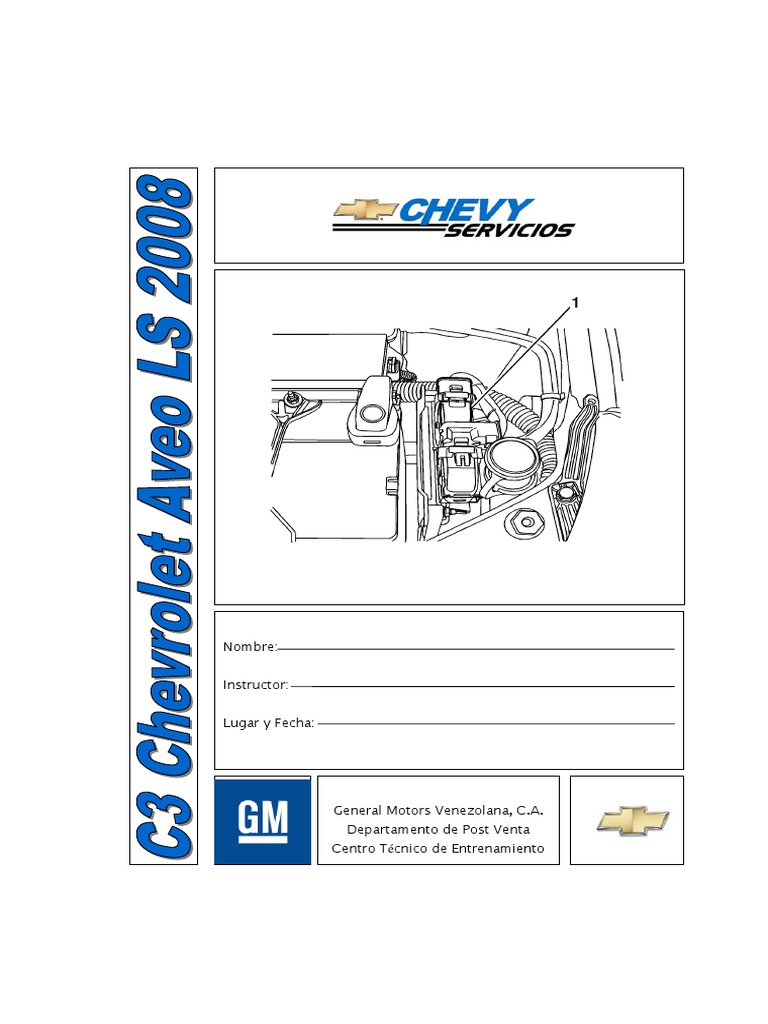 C3 Chevrolet Aveo MANUAL | PDF | Acelerador | Tanques