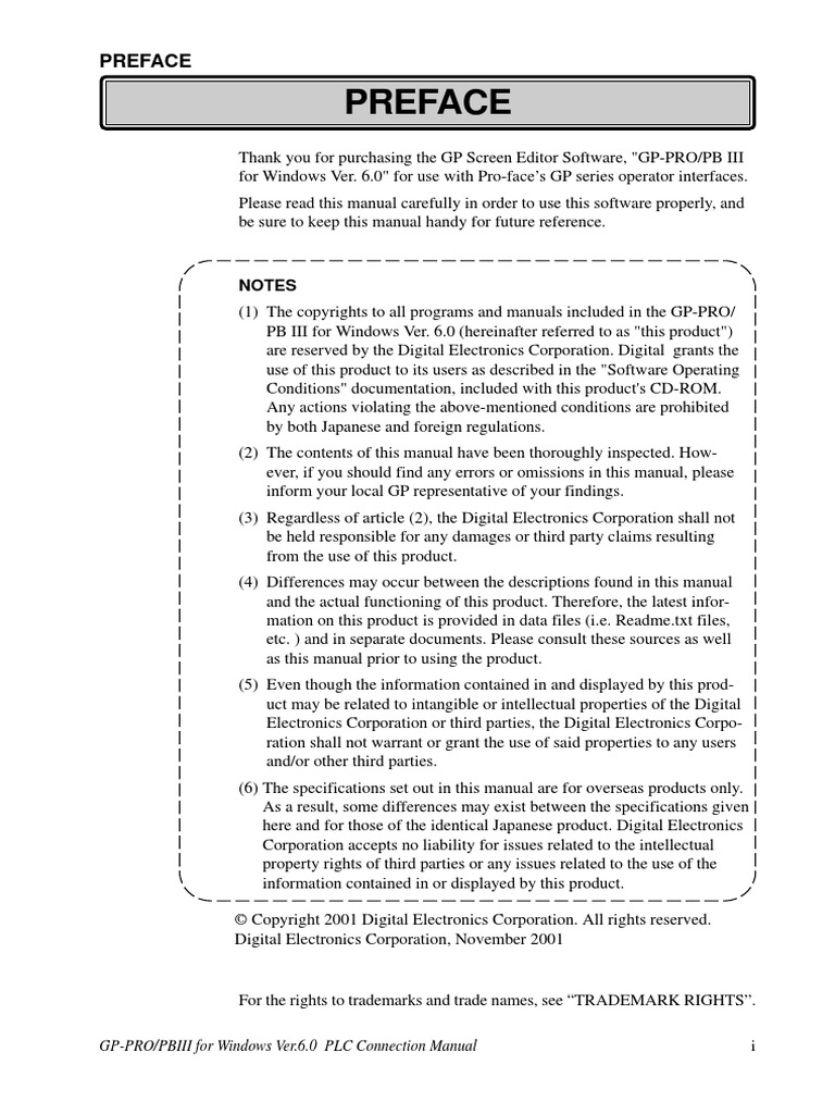 Proface PLC Connection Manual PDF | PDF | Programmable Logic Controller | Microsoft Excel