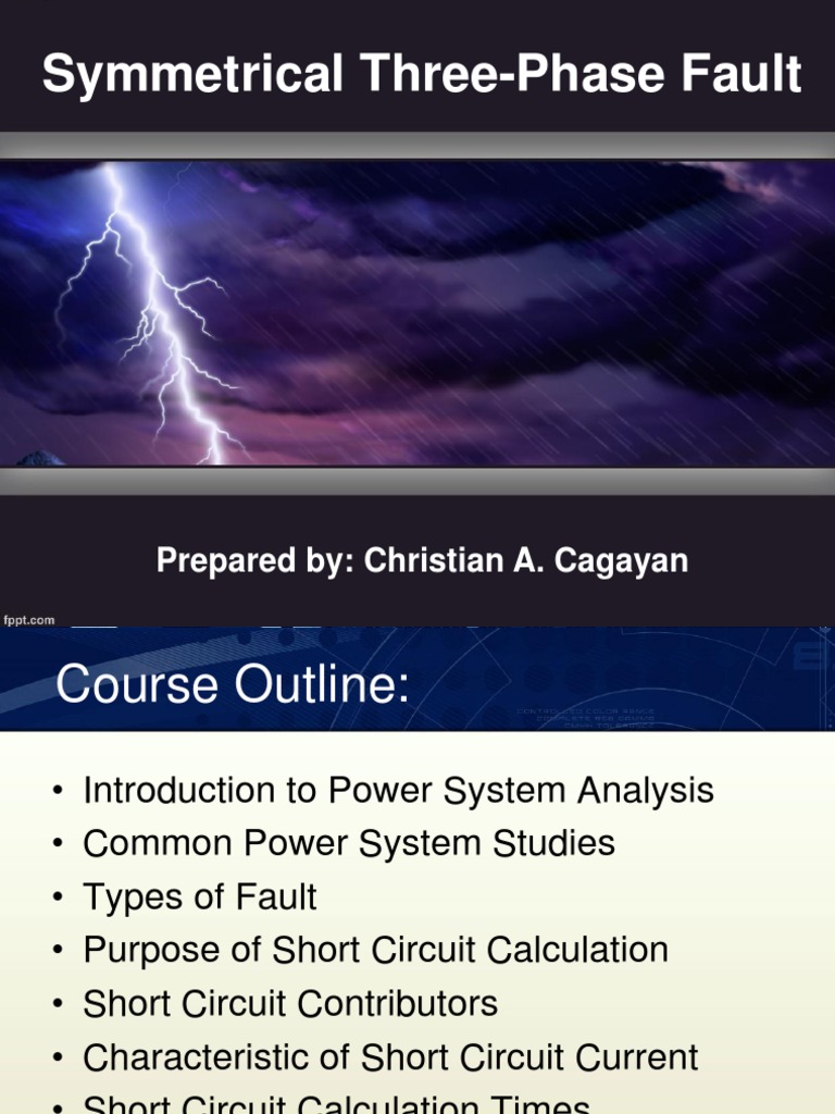 Symmetrical Three-Phase Fault | PDF | Electric Power System ...