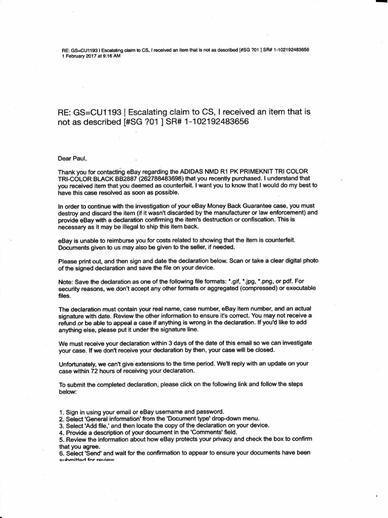 Ebay Declaration Form 1 | PDF | Computer File Formats | Computer File