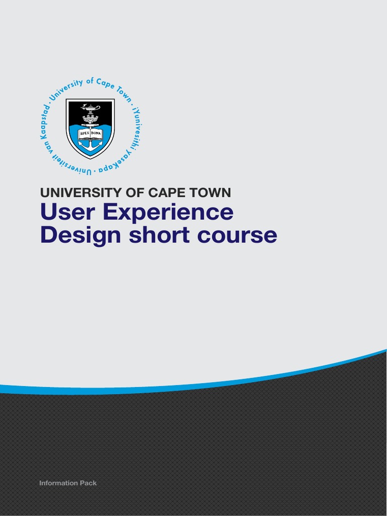 Uct User Experience Design Course Information Pack | PDF | User ...