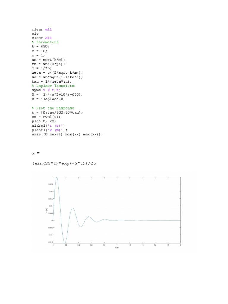 Solving Second Order Differential Equations Using Laplace Transforms | PDF