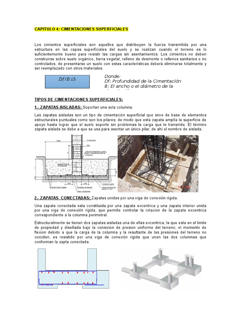 Suelos y Cimentacion - Cap. 4 | PDF | Fundación (Ingeniería) | edificio
