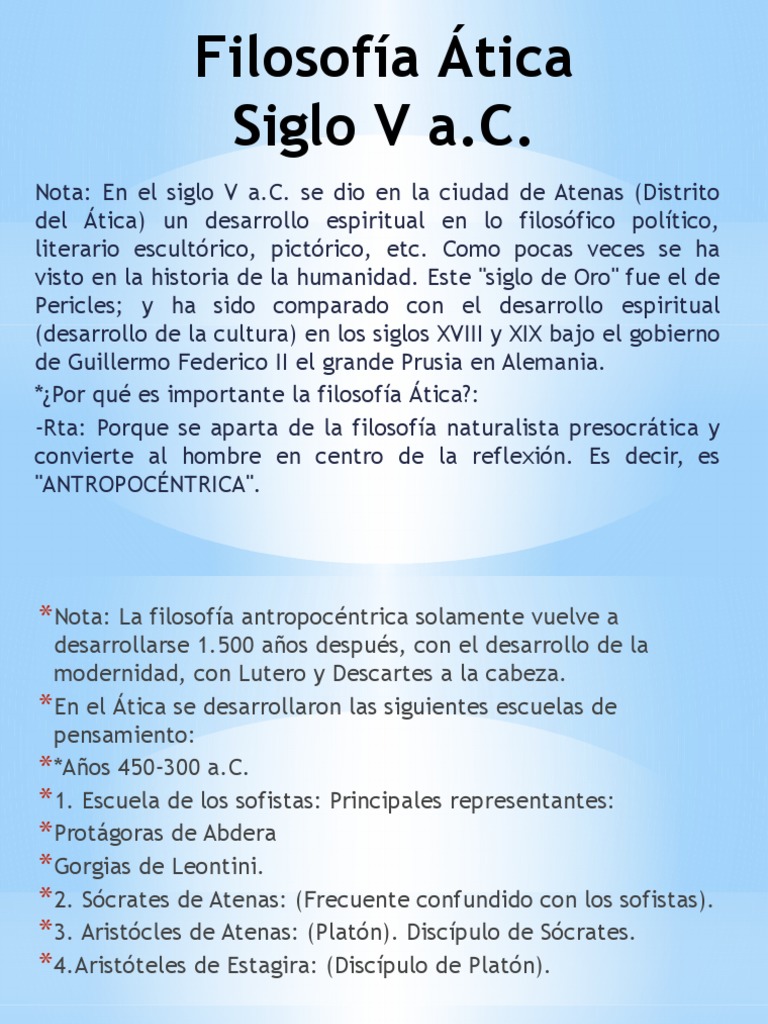 Filosofía Ática | PDF | Conocimiento | Verdad