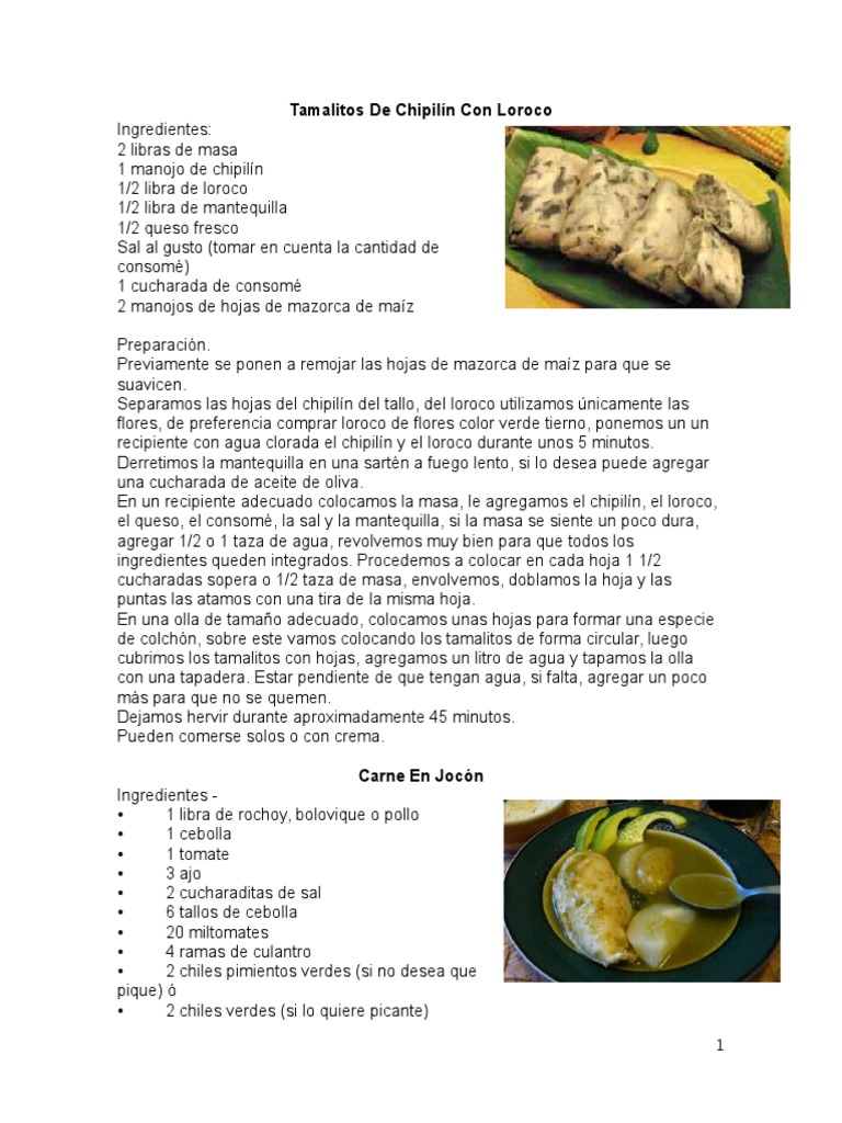 10 recetas guatemaltecas | Decapado | Caldo