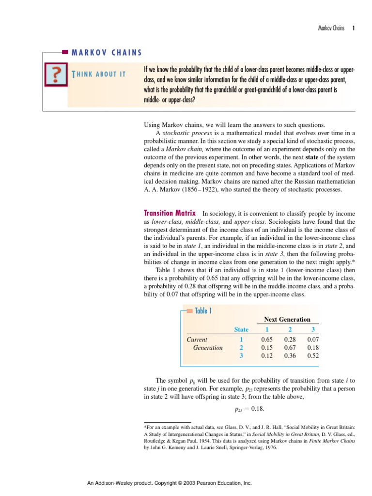 Dfai Markov Chains 02 PDF | PDF | Markov Chain | Matrix (Mathematics)
