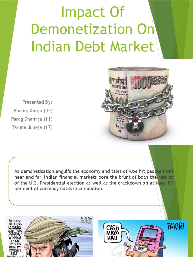 Impact of Demonetization On Indian Debt Market | PDF | Financial ...
