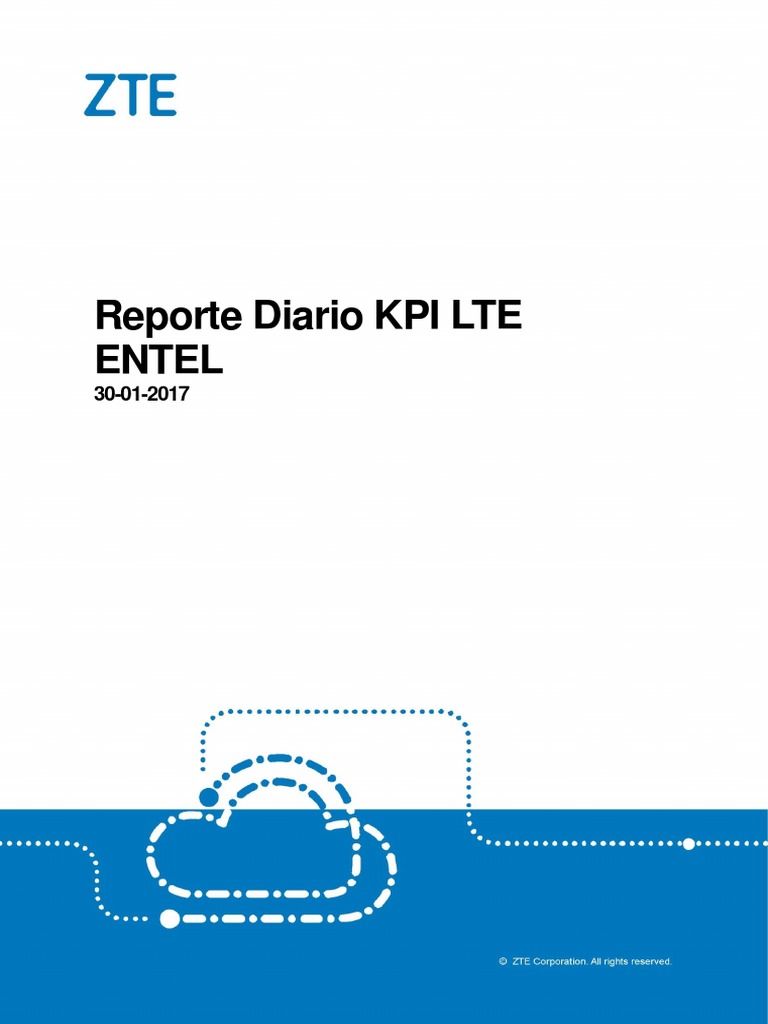 Lte Kpi Report | Download Free PDF | Data Transmission | Digital Technology