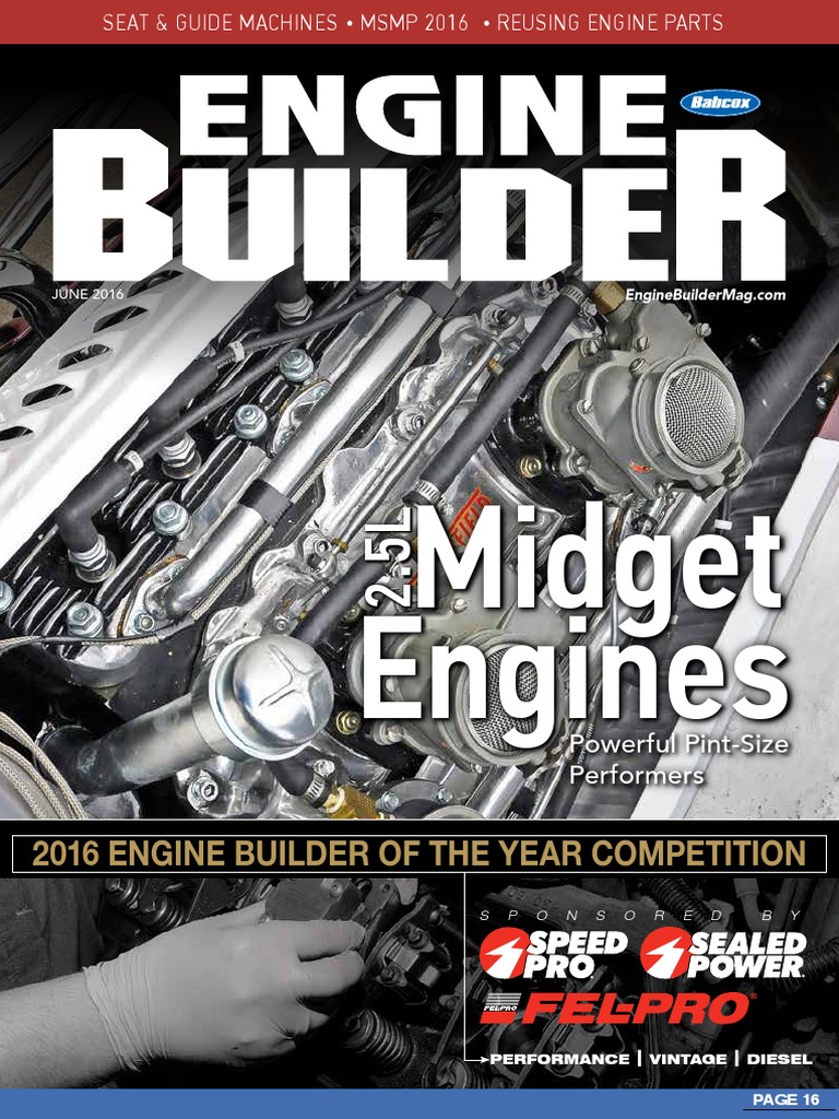 Engine Builder June 2016 | PDF | Rotating Machines | Engines