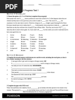 Progress Test 2 Key | PDF | Ernest Shackleton | South Pole