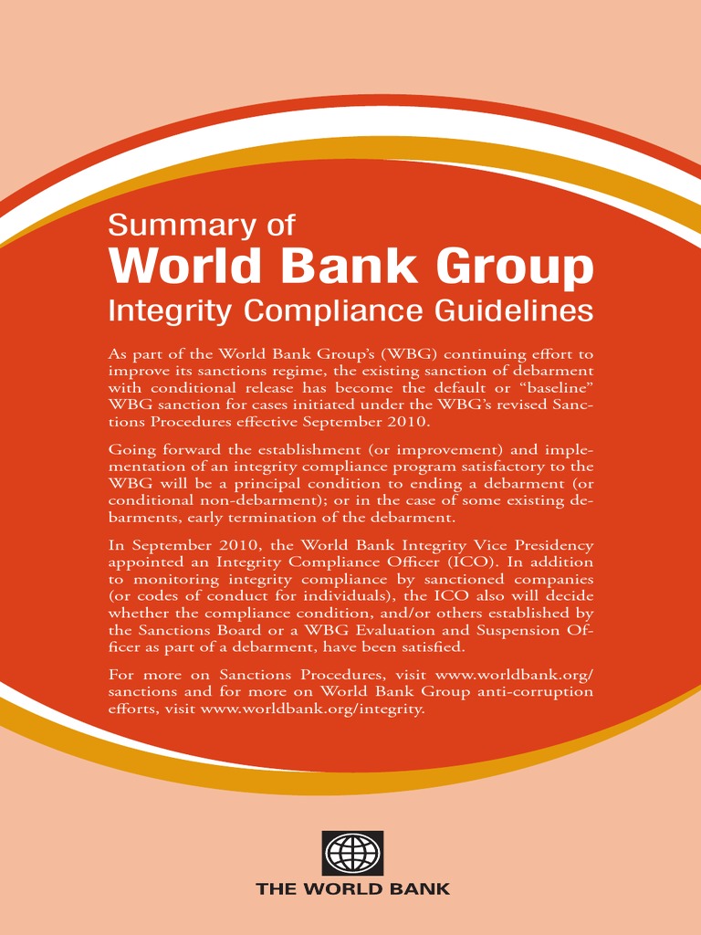 Integrity Compliance Guidelines 2111 | PDF | Due Diligence | Regulatory ...