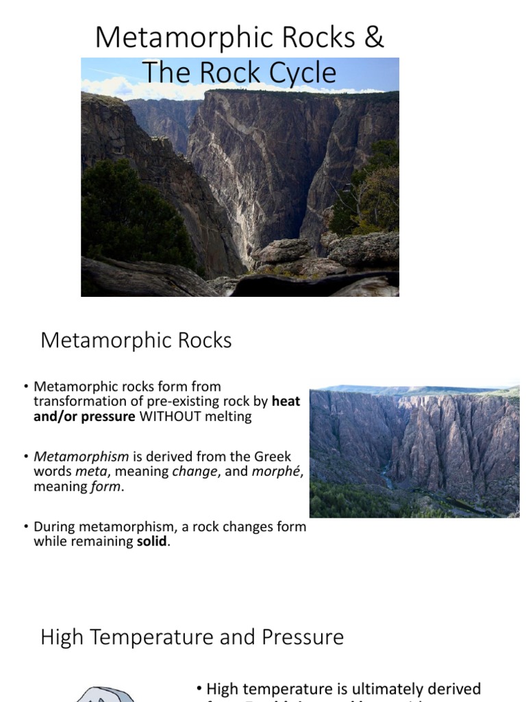Metamorphic Rocks | PDF | Rock (Geology) | Materials