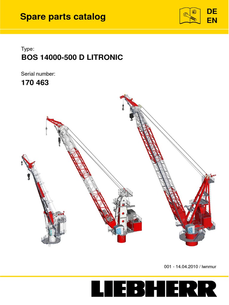 Liebherr Spare Parts Catalog Overview | PDF | Screw | Nut (Hardware)