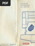 Necchi 523 Sewing Machine Manual | PDF | Textile Arts | Sewing