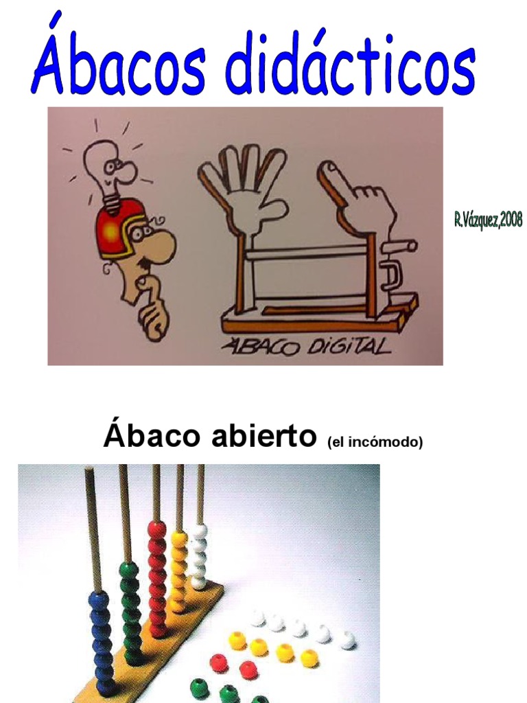 Abacos 2 Suma Resta | PDF | Sustracción | Notación
