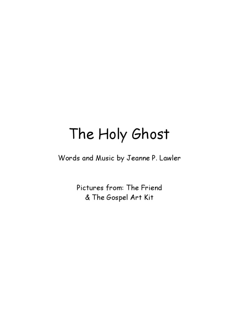 The Holy Ghost | PDF | The Church Of Jesus Christ Of Latter Day Saints ...