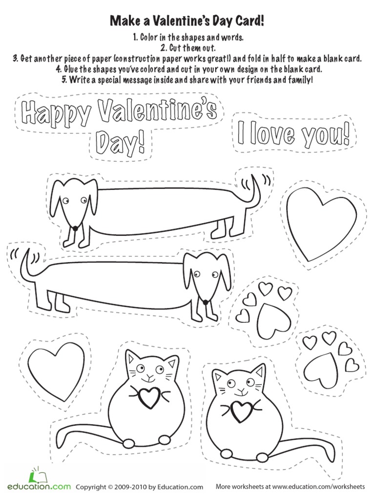 Make A Valentine's Day Card! | PDF