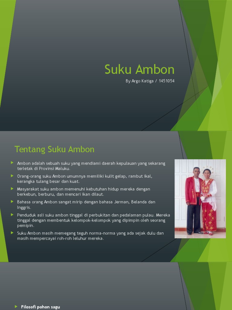 Suku Ambon | PDF