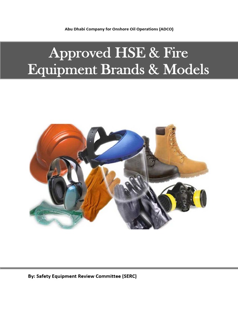 ADCO Approved Safety Equipment | PDF | Shoe | Personal Protective Equipment
