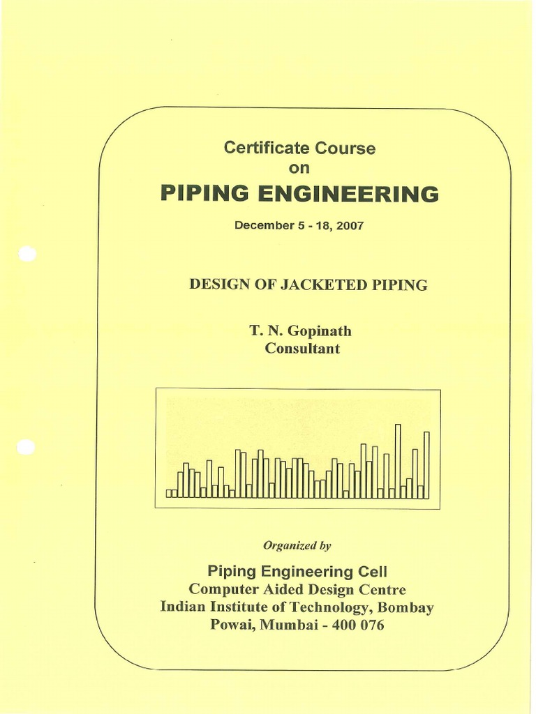 Design of Jacketed Piping PDF | PDF