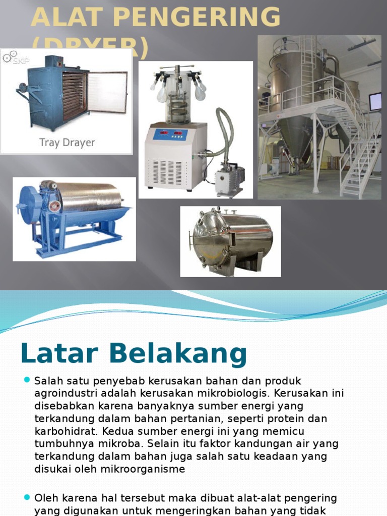 Alat Pengering (Dryer) | PDF