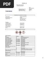 MSDS Gta 220 Thinner | PDF | Toxicity | Personal Protective Equipment