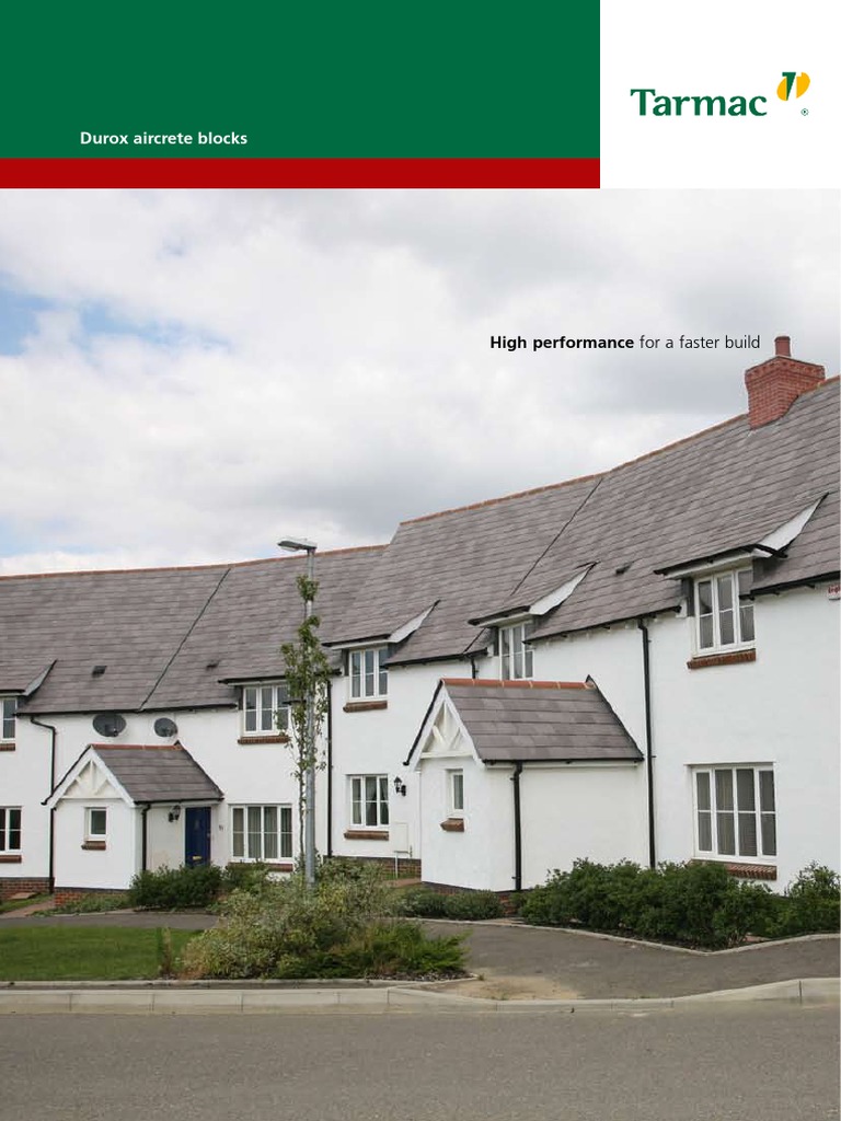 0748 - 0807 Topblock Durox Aircrete Blocks Brochure | PDF