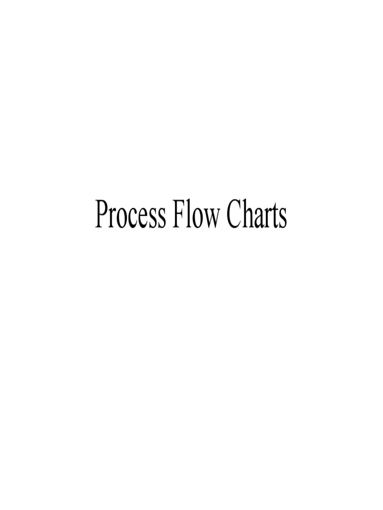 Improve Process Flow Charts | PDF