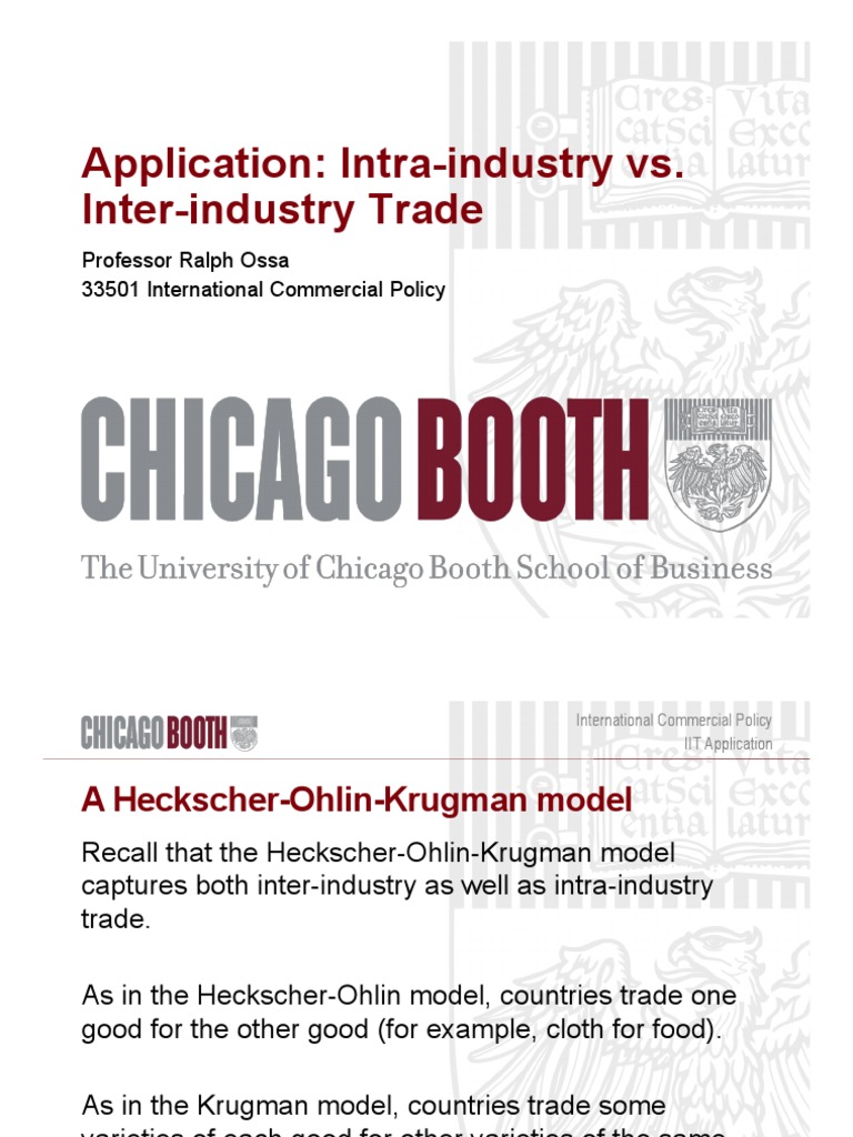 Understanding Intra-Industry vs. Inter-Industry Trade Through the ...