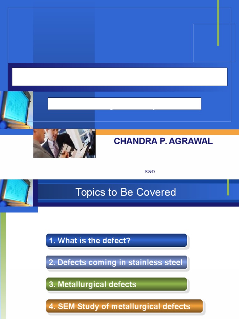 Defects in Stainless Steel | PDF | Rolling (Metalworking) | Boron