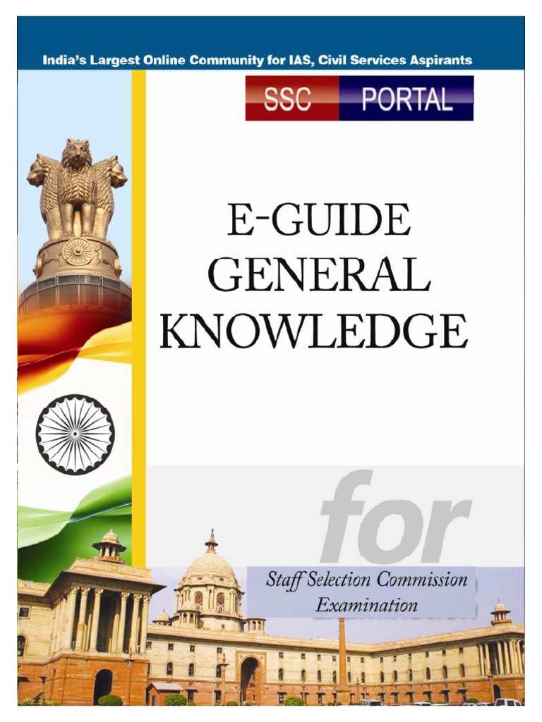 SSC General Knowledge Free Guide | PDF | World War II | Constitutional ...