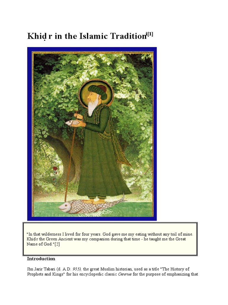 Khidr: Islamic Tradition and Identity | PDF | Prophets And Messengers ...
