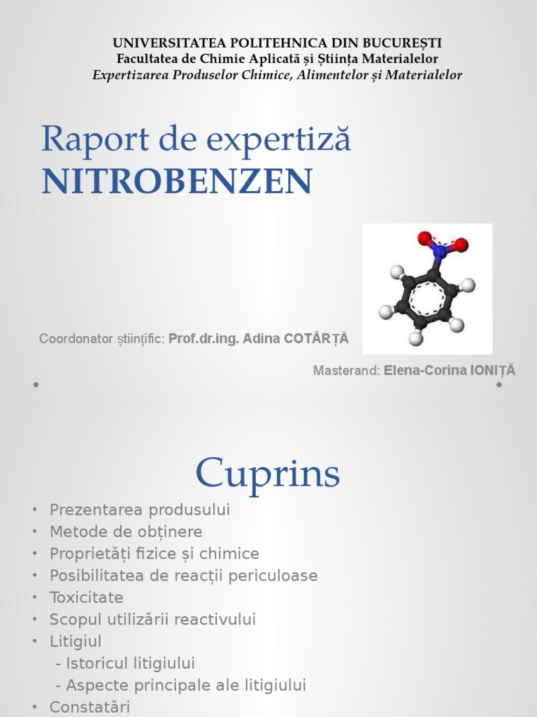 Nitrobenzen | PDF