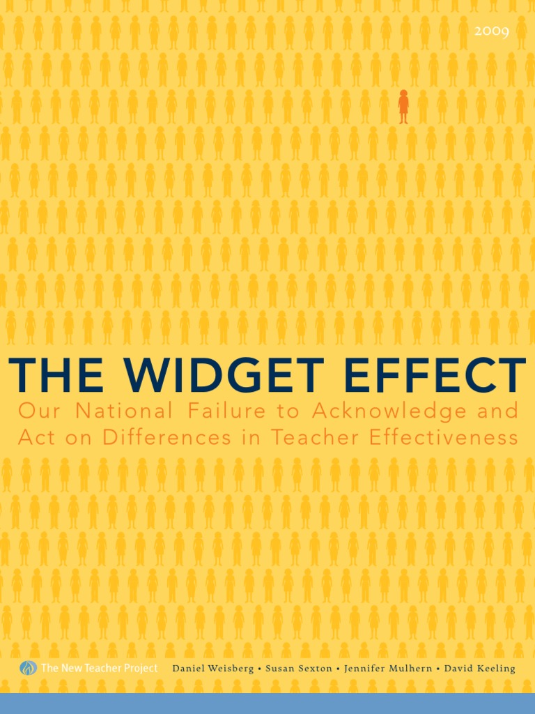 The Widget Effect | PDF | Adequate Yearly Progress | Teachers