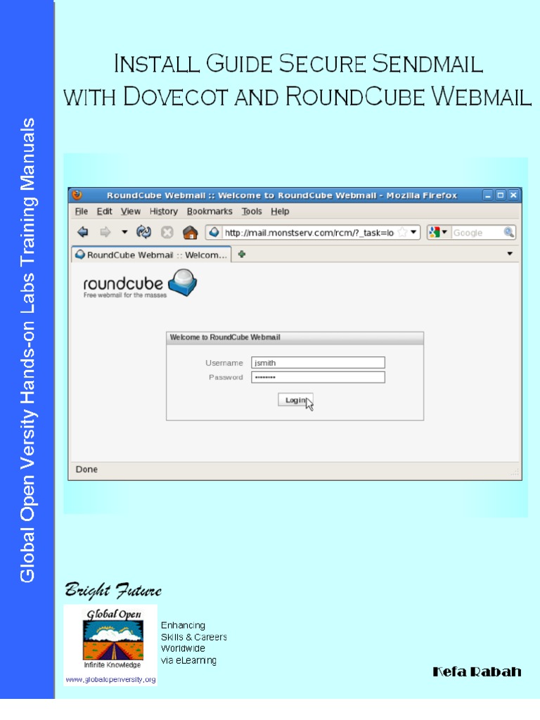 Install Guide Secure Sendmail With Dovecot And Roundcube Webmail V10 Network Service Computer