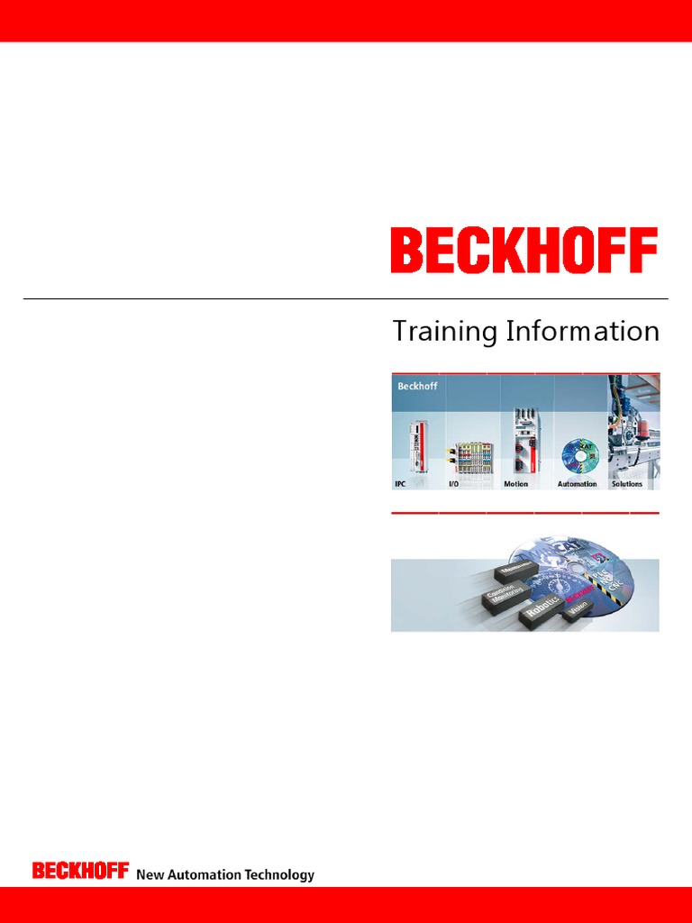 Beckhoff Training Courses v2 2 GBP | PDF | Programmable Logic Controller | Computer Programming