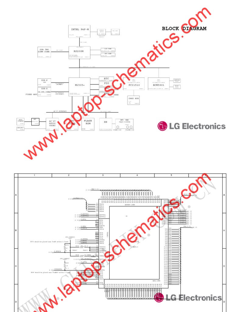LG Laptop Motherboard Schematic Diagram PDF | PDF | Digital Technology ...