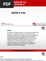 ASTM C150 Especificación Normalizada para Cemento Portland | PDF | Cemento | Caliza