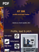 Gear Lead and Profile Inspection Guide | PDF | Gear | Fracture