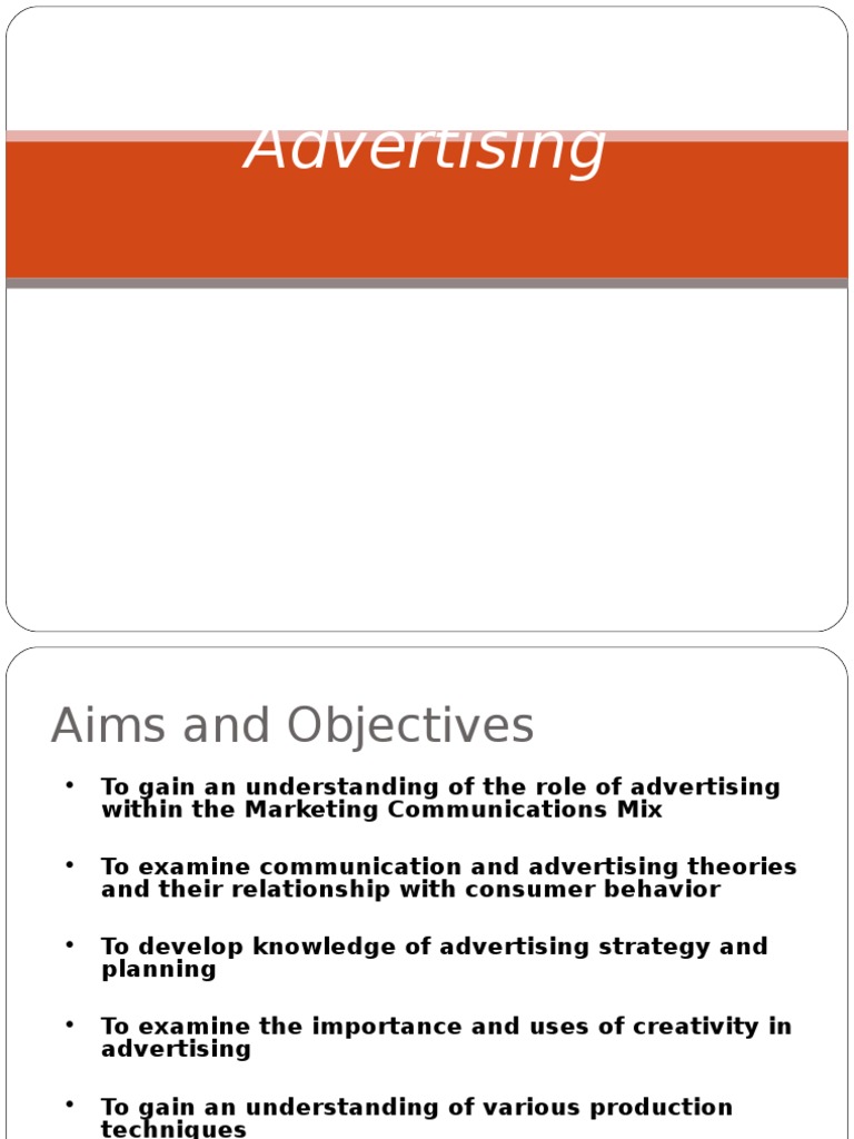 Advertising | PDF
