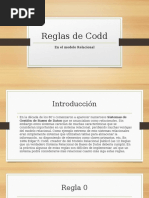 12 Reglas Codd | PDF | Bases de datos | Gestión de datos
