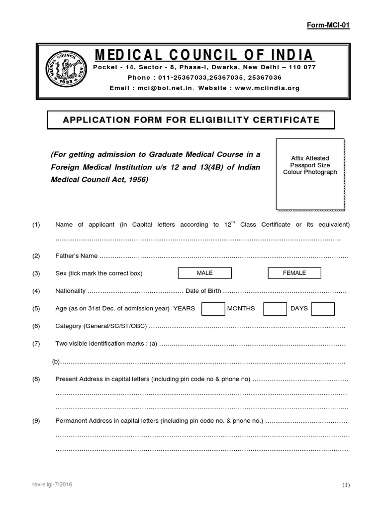 Eligibility Certificate | University And College Admission | Test ...