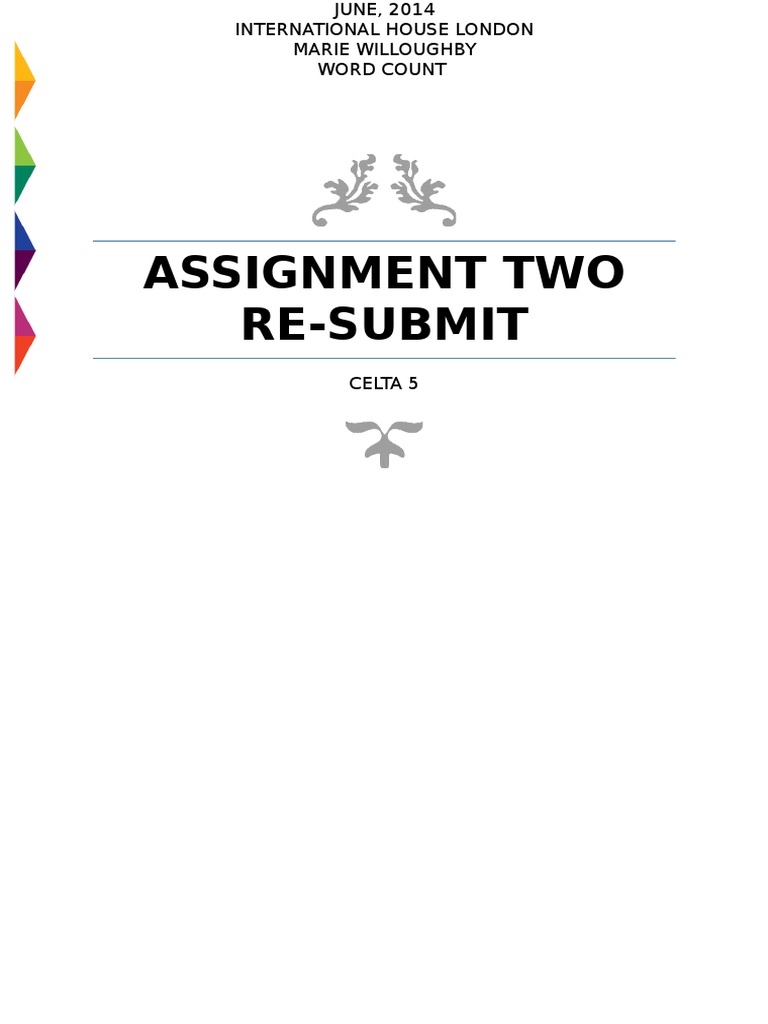 Assignment 2 Answer Sheet | PDF | Verb | English Language