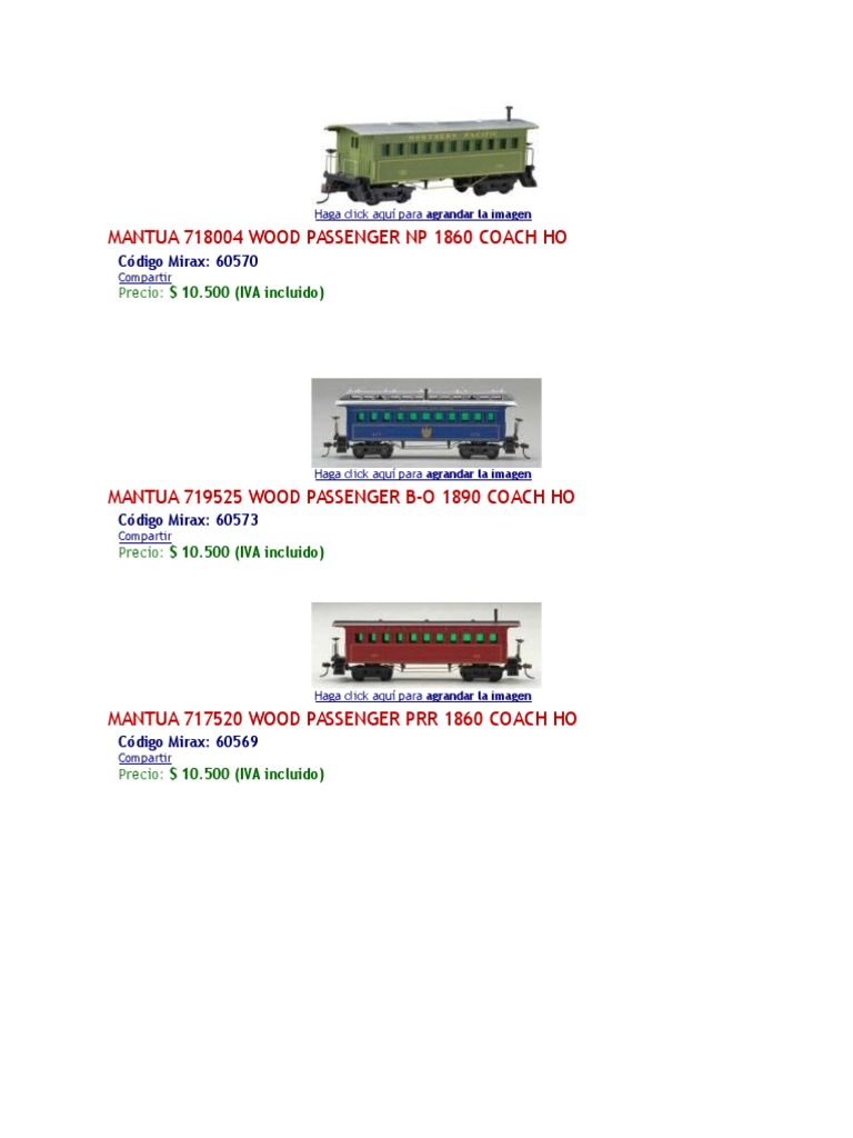 Catálogo Frateschi de Carros HO | PDF | Modelado de transporte ...