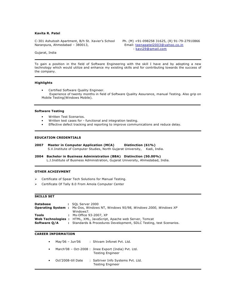 CV of Kavita Patel - IT | PDF | Radio Frequency Identification | Mobile Phones