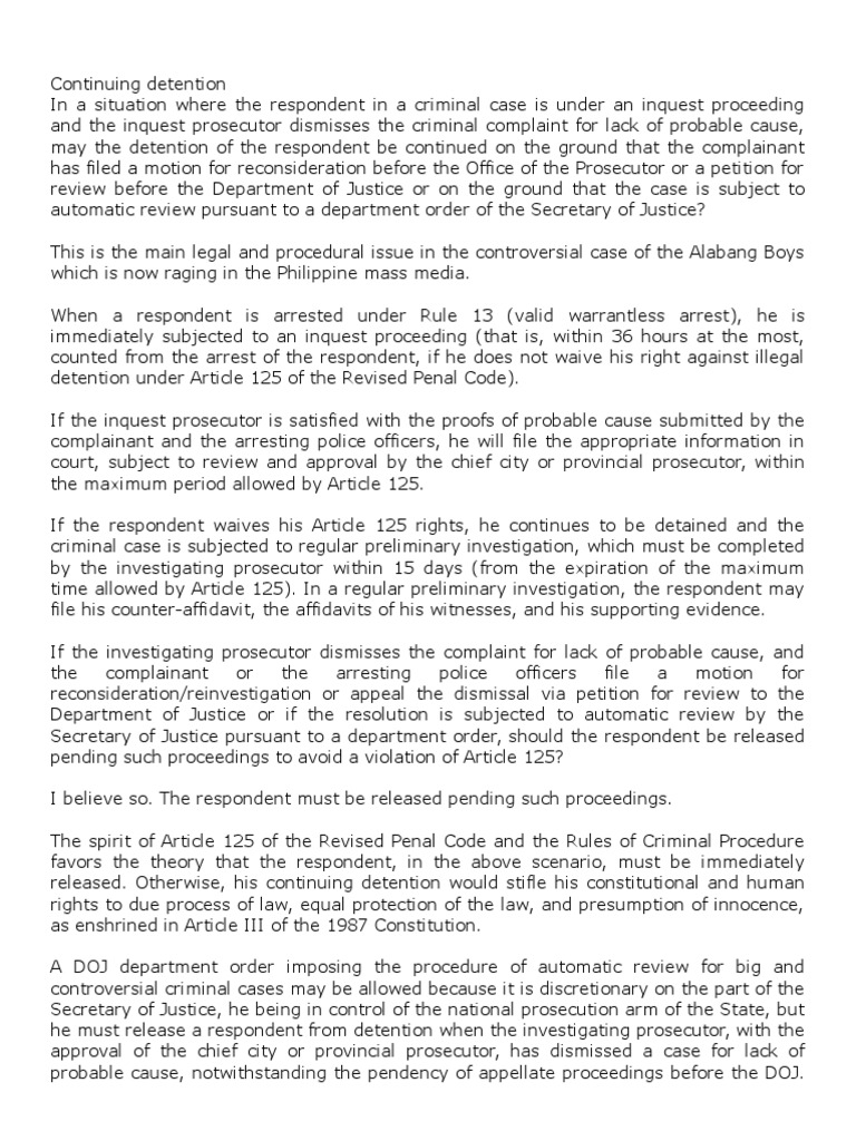 Inquest | PDF | Prosecutor | Arrest