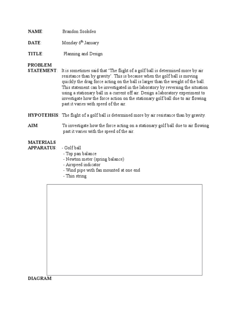 Physics Lab 3 | PDF | Drag (Physics) | Force
