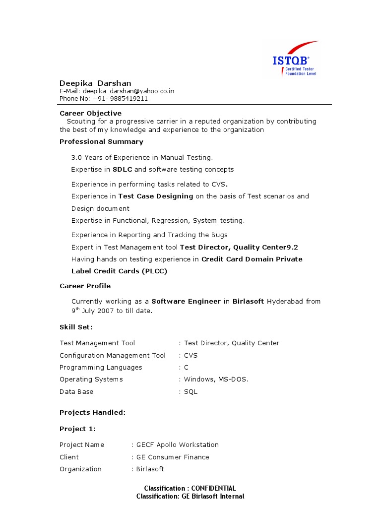 Deepika Resume | PDF | Credit Card | Databases