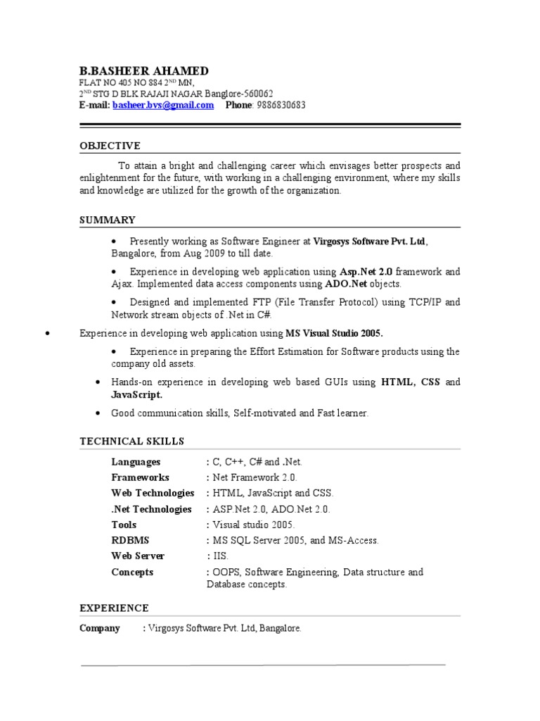 New - Basheer - MCA (09) - .NET2 | PDF | Microsoft Sql Server | Web Application