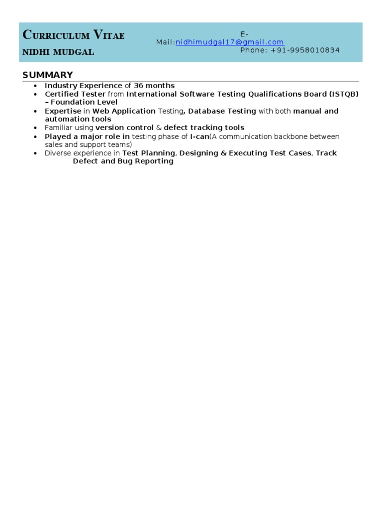 Nidhi Resume | PDF | Information Technology Management | Computer Engineering